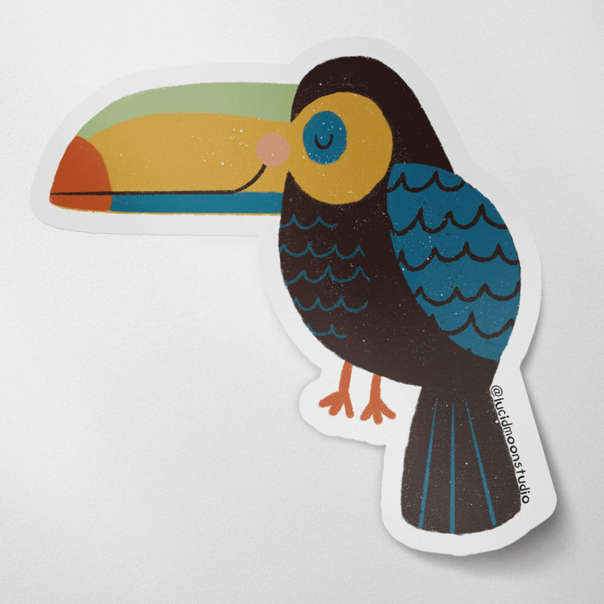 Toucan Vinyl Sticker – Lucid Moon Studio LLC